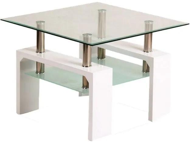 Konferenční stolek LISA D basic - bílý