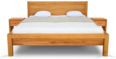 Postel Postelia STONE Dub 180x200 - Dřevěná postel z masivu, dubové ...
