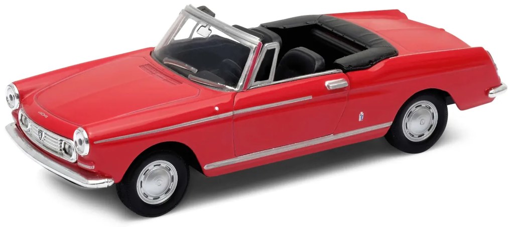 Welly Peugeot 404 1:34 kabriolet červený