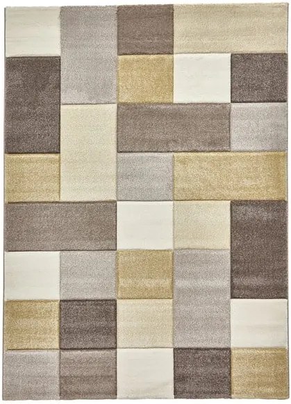 Béžovožlutý koberec Think Rugs Brooklyn, 120 x 170 cm