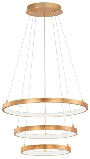 LED lustr Leon 61 zlaté