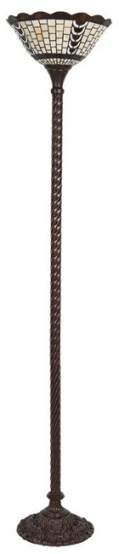 Stojací lampa Tiffany Odyle – 38x186 cm