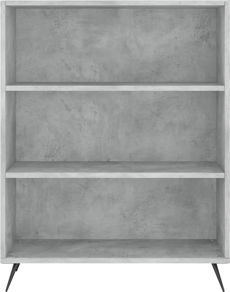 Skříň highboard betonově šedá 69,5x34x180 cm kompozitní dřevo 3196047