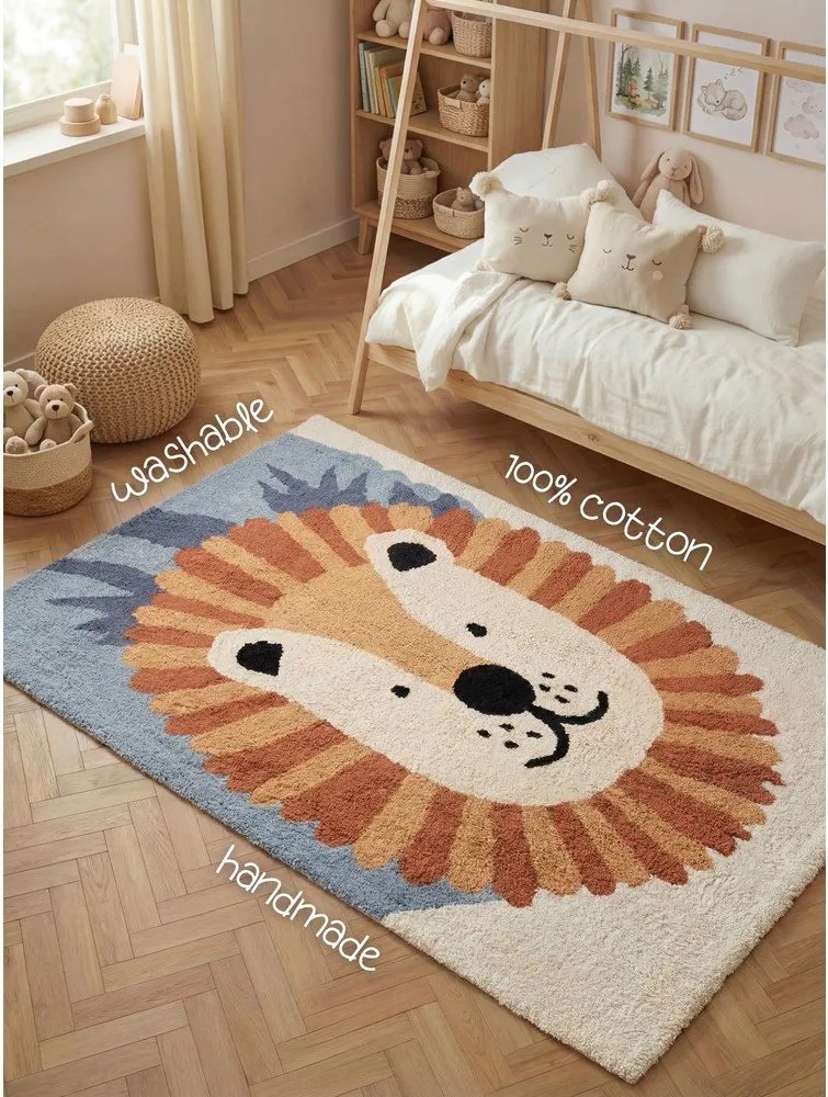 Pratelný/ručně tkaný bavlněný dětský koberec 140x200 cm Snuggle Samba – Hanse Home