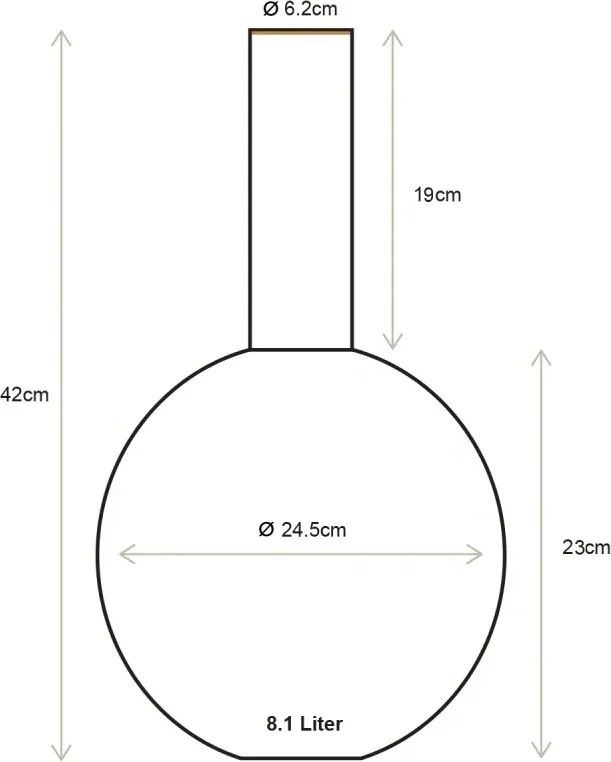 Pip Studio kovová váza světle růžová velká (Dekorační plechová váza 24.5x42 cm)