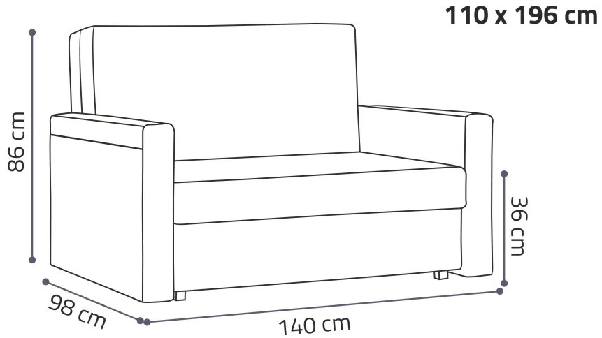 FN Rozkládací křeslo Vivian Mel II tm.zelená/jungle
