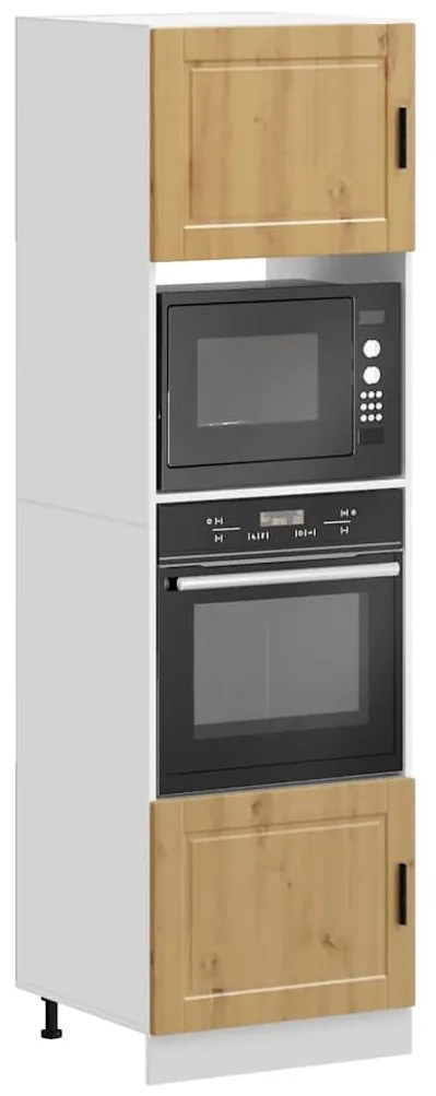Skříňky na troubu 2 ks "Porto" dub artisan kompozitní dřevo 3315060
