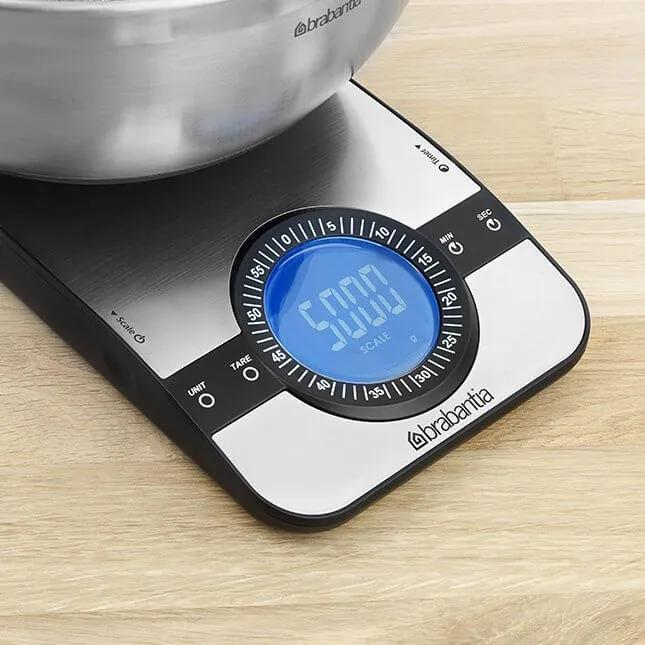 Brabantia Digitální kuchyňská váha s minutkou