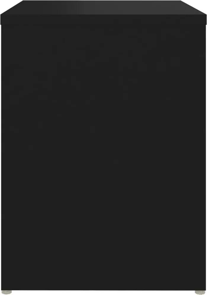 vidaXL Noční stolky 2 ks 40 x 30 x 40 cm dřevotříska [806331] Barva: bílá s vysokým leskem
