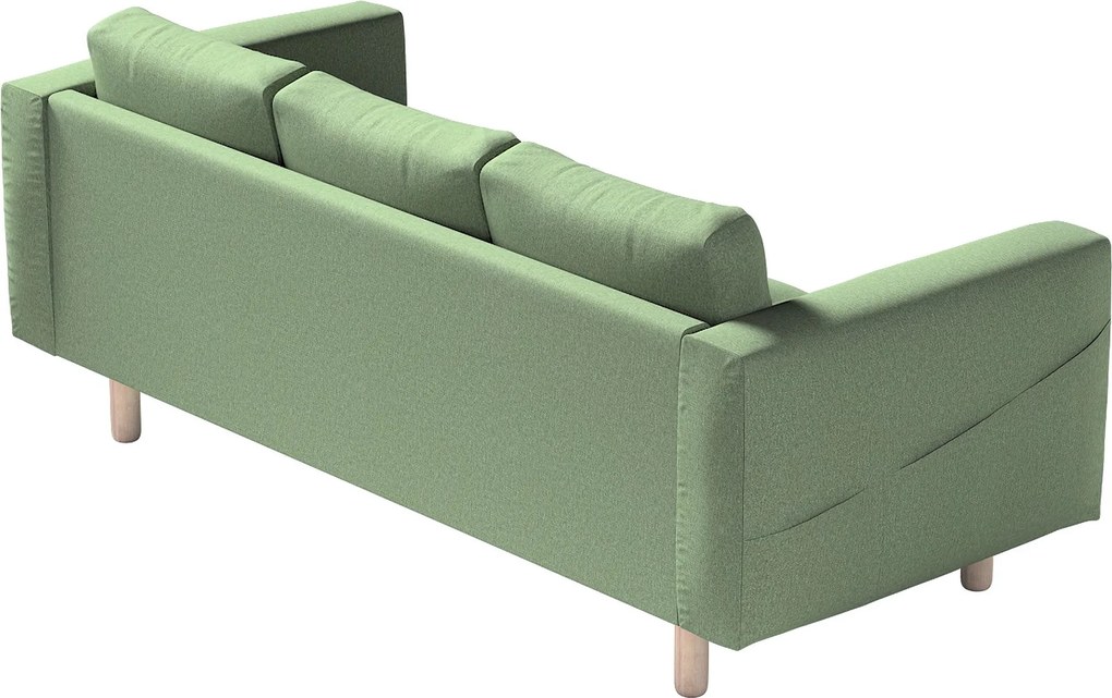 Potah na pohovku IKEA Norsborg 3-místná barva zelená látka pletený vzor