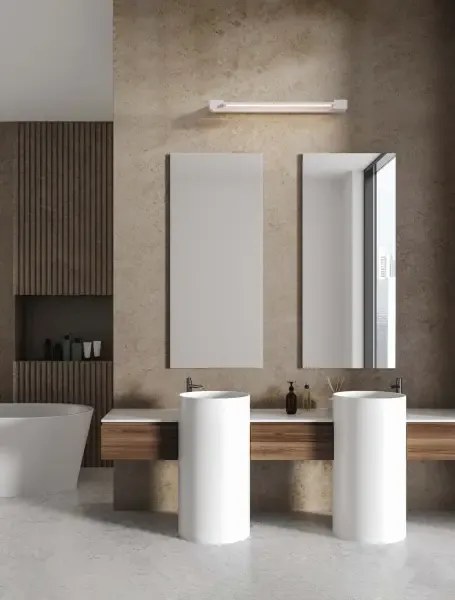 LED bílá svítilna na zeď Arga 17W