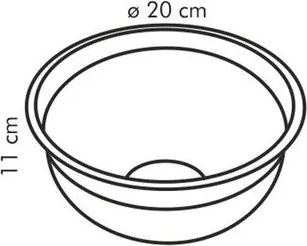 TESCOMA Mísa nerezová DELÍCIA ø 20 cm, 2,5 l