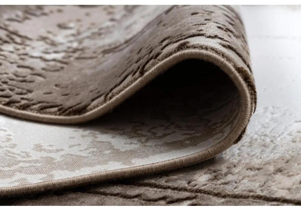 Luxusní kusový koberec akryl Omin hnědý 160x235cm