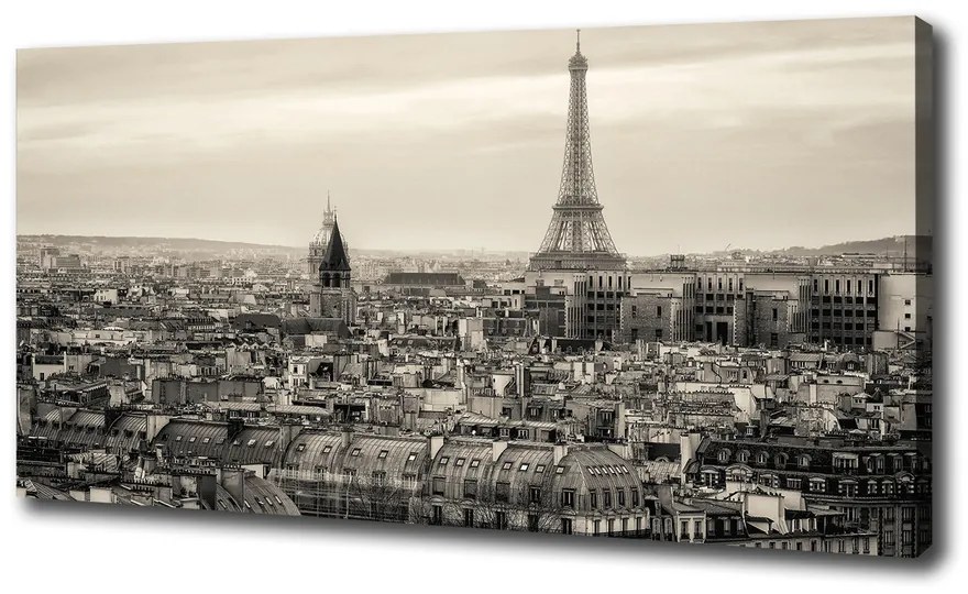 Wallmuralia Foto-obraz canvas do obýváku Eiffelova věž Paříž 100x50 cm