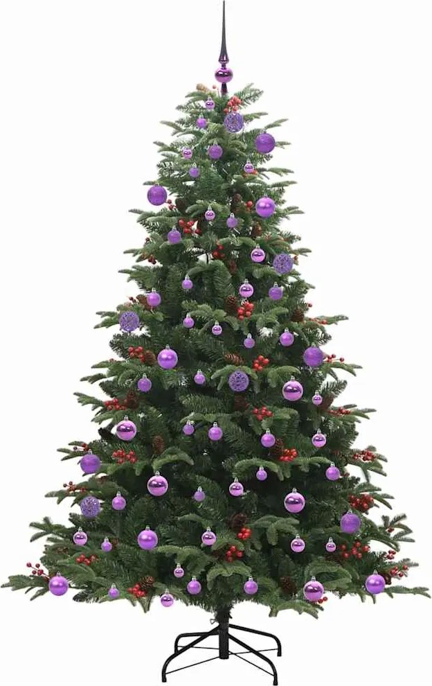 Umělý vánoční stromeček Zelená 180 cm PVC, kov a plast 3395556