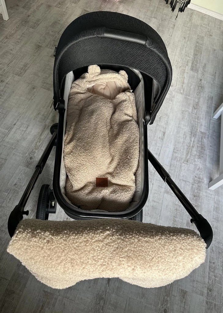 Inf Rukávník na kočárek Lamb – béžová