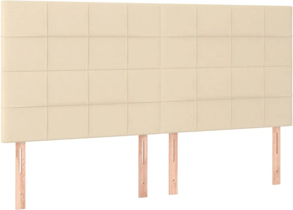 Box spring postel s matrací krémová 160x200 cm textil 3136610