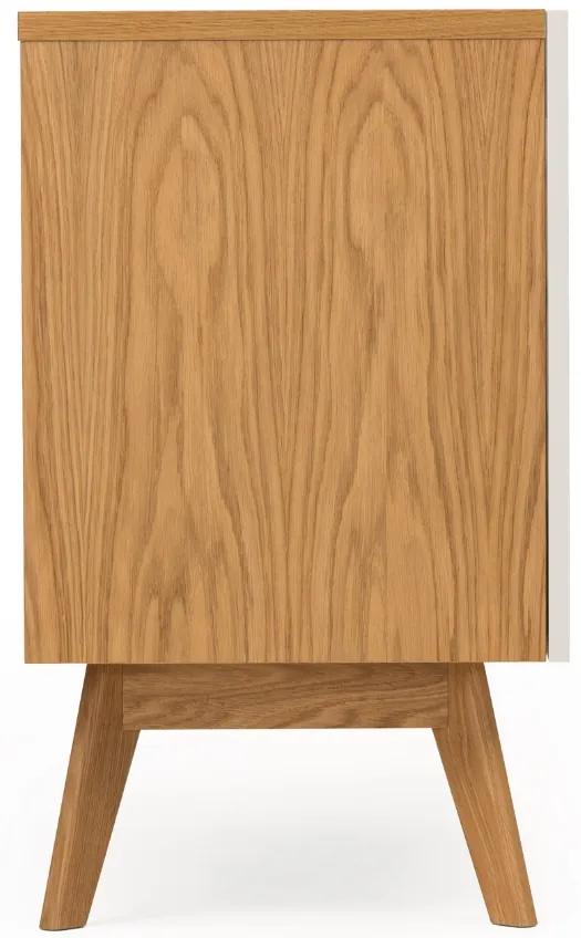 Barevná dubová komoda Woodman Avon 128 x 42 cm