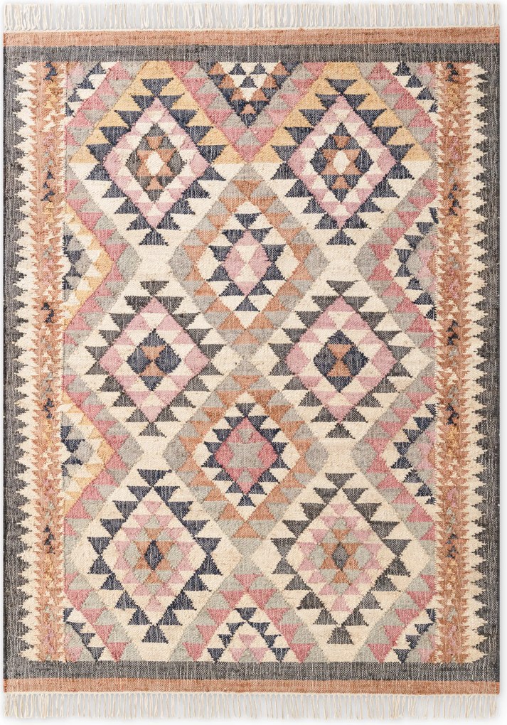 ELLE Decoration, Kusový koberec Parsa 106260 Cream/Multi z kolekce Elle, 80x150, vícebarevná, kuchyně