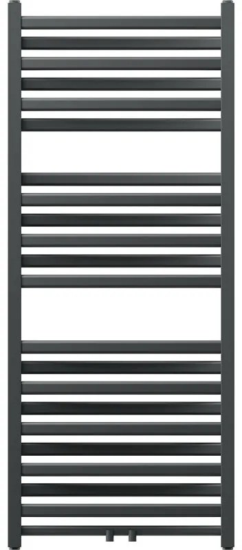 Mexen, Mexen Zing koupelnový radiátor 1200 x 500 mm, 513 W, antracit - W128-1200-500-00-66