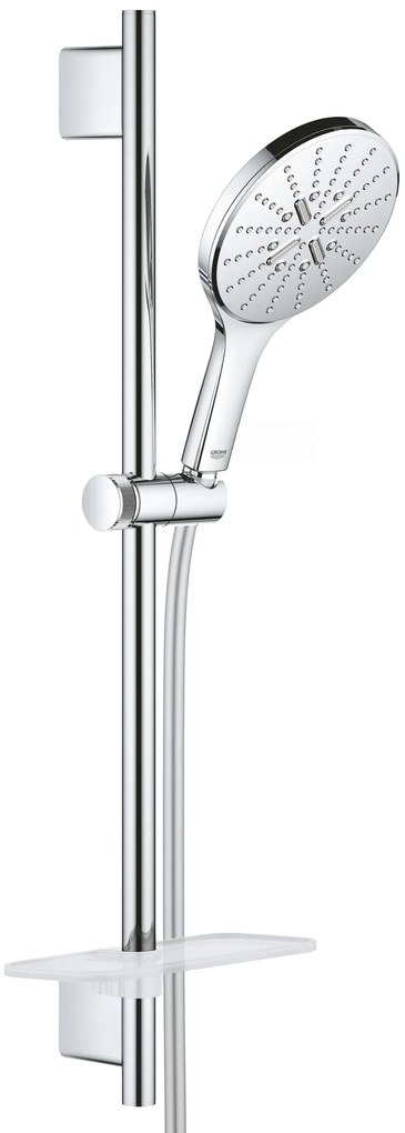 Grohe Rainshower SmartActive - Sada sprchové hlavice 150, 3 proudy, tyče 60 cm a hadice, chrom 26591000