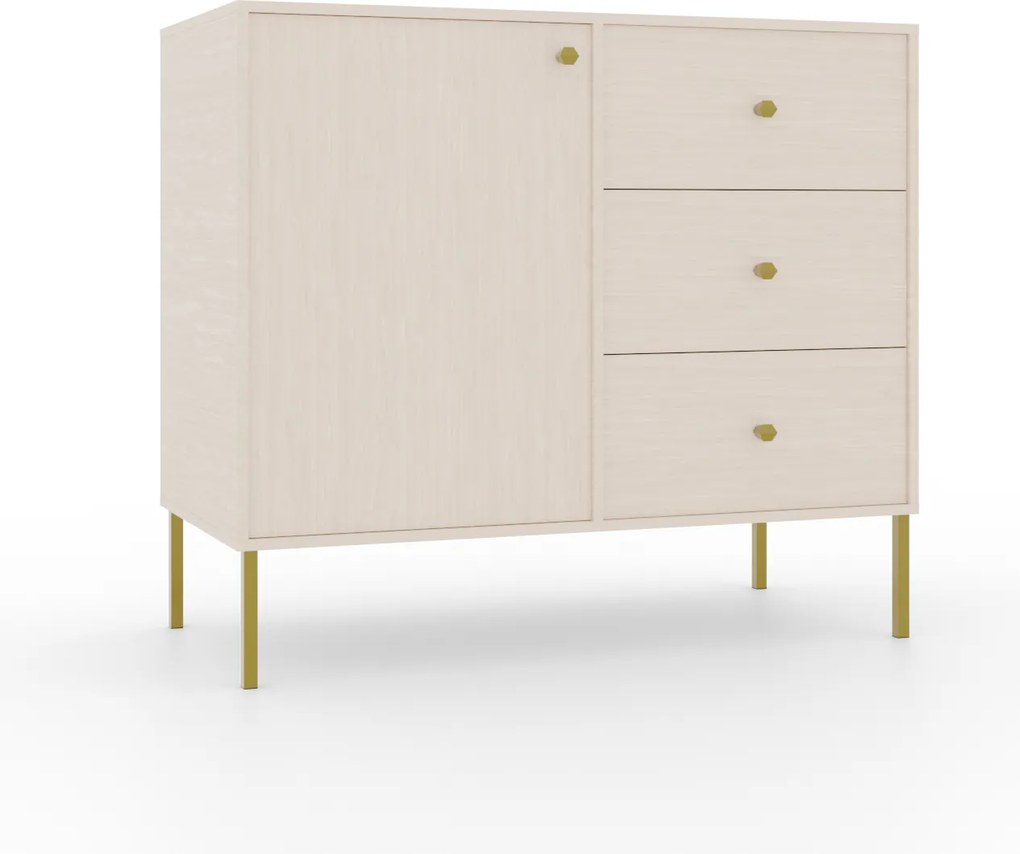 ADRK Furniture Komoda 1D 3S Tili ADRK-CHES-TIL-1D-3S-BS