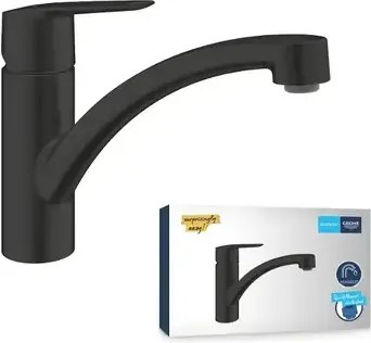 Grohe QuickFix Start - Dřezová baterie matná černá