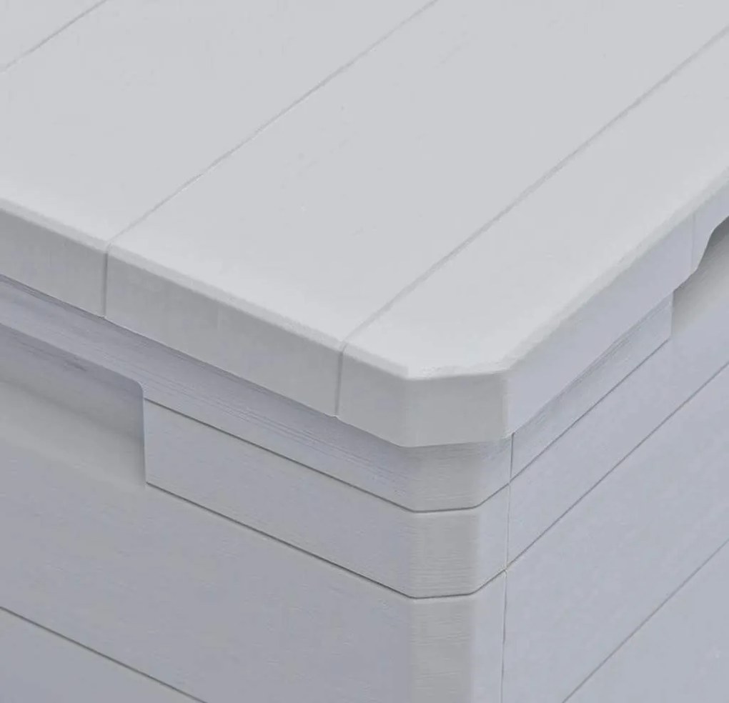 vidaXL Zahradní úložný box 90 l [45683] Barva: světle šedá