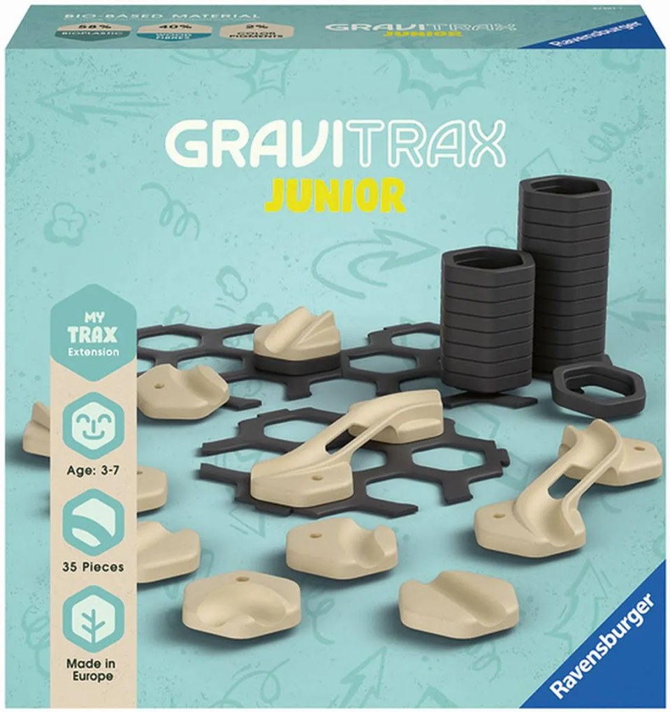 RAVENSBURGER Stavebnice GraviTrax Junior Dráha rozšíření ke koulodráze 2427401