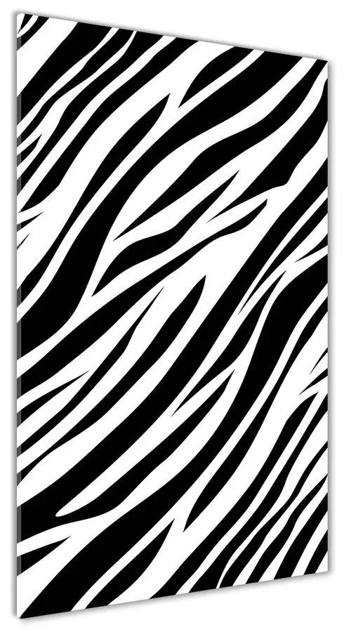 Wallmuralia Foto obraz akrylový na stěnu Zebra pozadí 60x120 cm