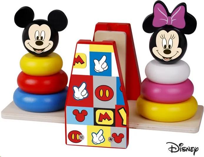 Derrson Disney Dřevěná balanční hra Mickey a Minnie TY022