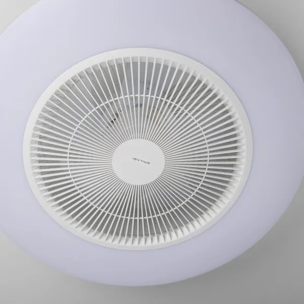 Brilagi - LED Stmívatelné svítidlo s ventilátorem AURA LED/38W/230V bílá + DO