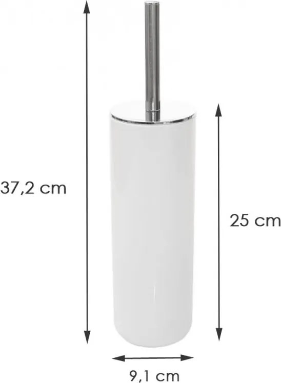 Erga Alba, toaletní WC kartáč na postavení, bílý, ERG-YKA-CH.ALBA-WH SWC