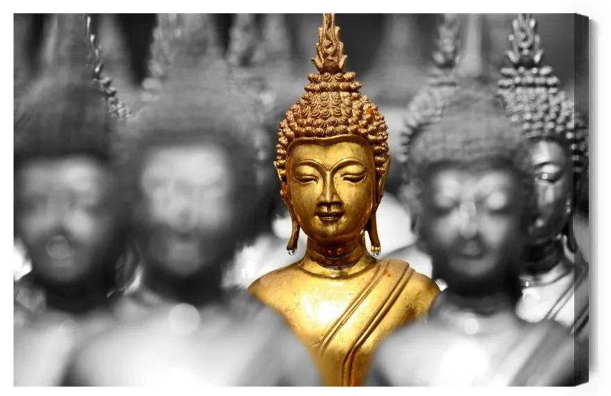 Obraz Zlatý Buddha Nedostatek Nedostatek Plátno Canvas 30x20