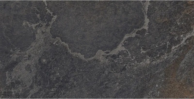 Mexen Blaze Nero glazovaná kamenina rekt. G1, podlahová-stěnová dlaždice 120 x 60 cm, carving - TL420-120-060-01