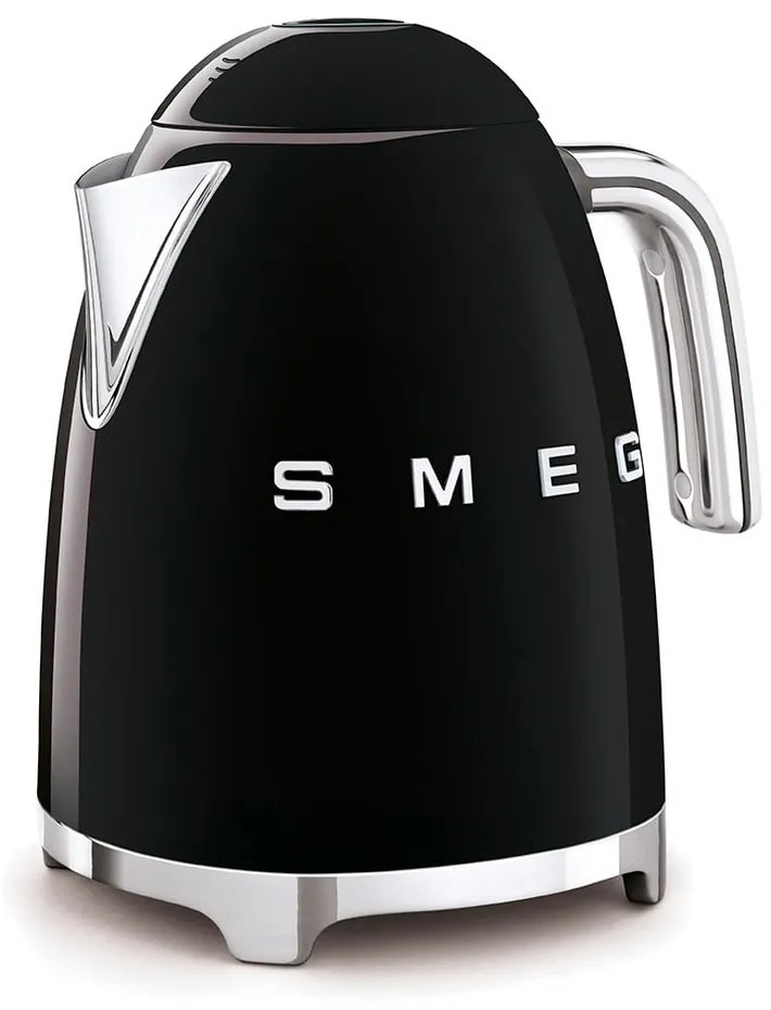 Černá rychlovarná konvice z nerezové oceli 1,7 l Retro Style – SMEG