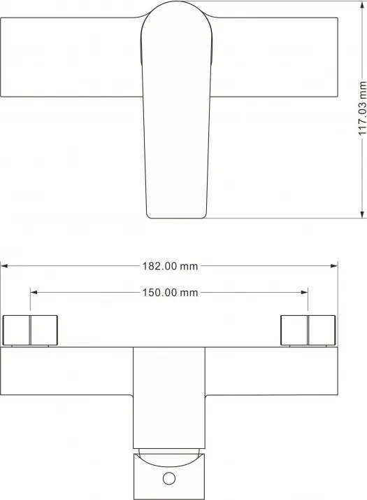Mexen Tord sprchový set s dešťovou sprchou a sprchovou baterií Lynx, černá, 745940200-70
