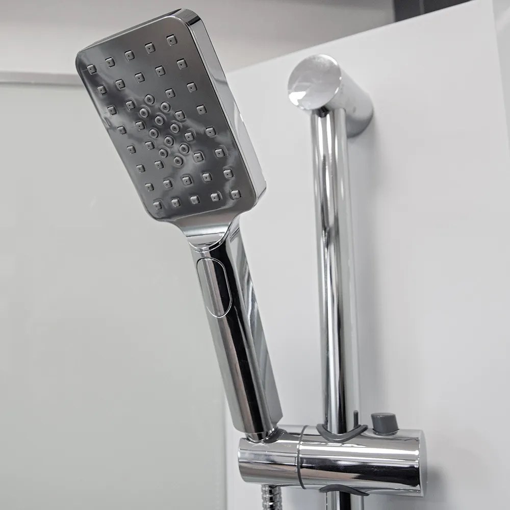 Čtvrtkruhový sprchový box NOVA 90 cm Brillant Sklo MATT GLASS 4000943