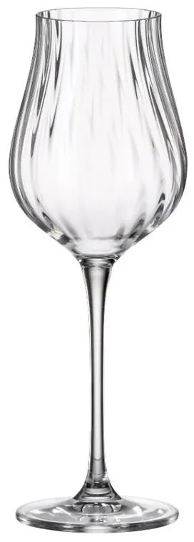 BOHEMIA LIMOSA OPTIC SKLENICE NA VÍNO 250ML SADA 6KS