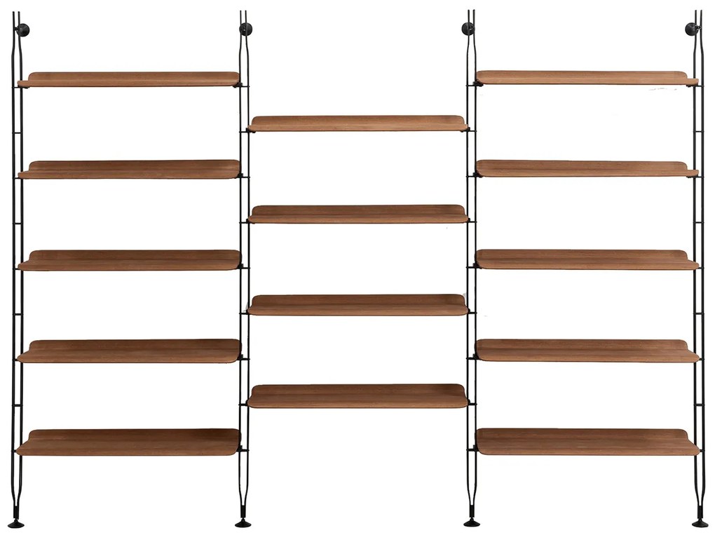 Kartell designové knihovny Adam Wood 14 Shelves