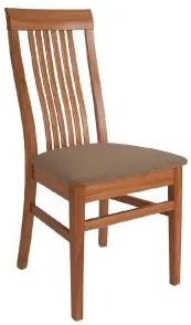 Drewmax Jídelní židle KT379 masiv dub cherry Atos 118