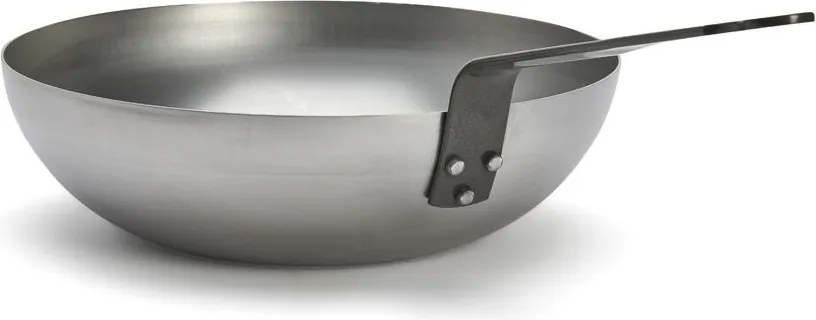 Ocelová pánev WOK de Buyer MINERAL B 24cm zaoblený