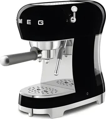 Smeg ECF02BLEU černá / Pákový kávovar