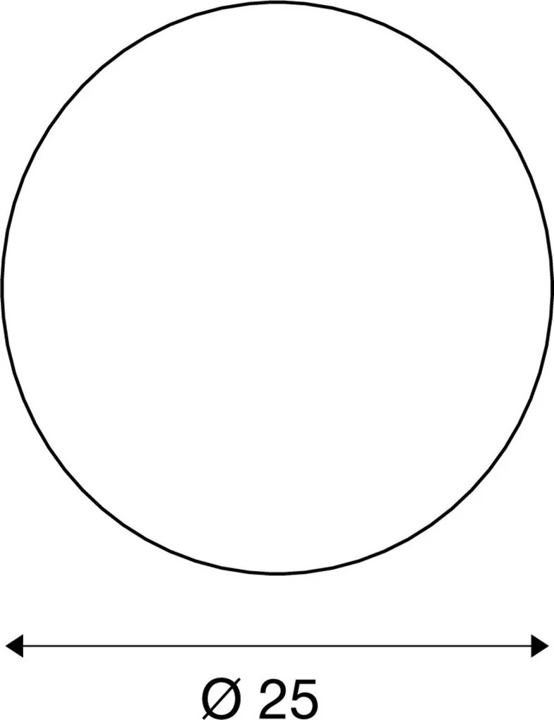 LA 227219 Venkovní svítidlo ROTOBALL FLOOR 25, bílé, E27, IP44 - BIG WHITE (SLV)