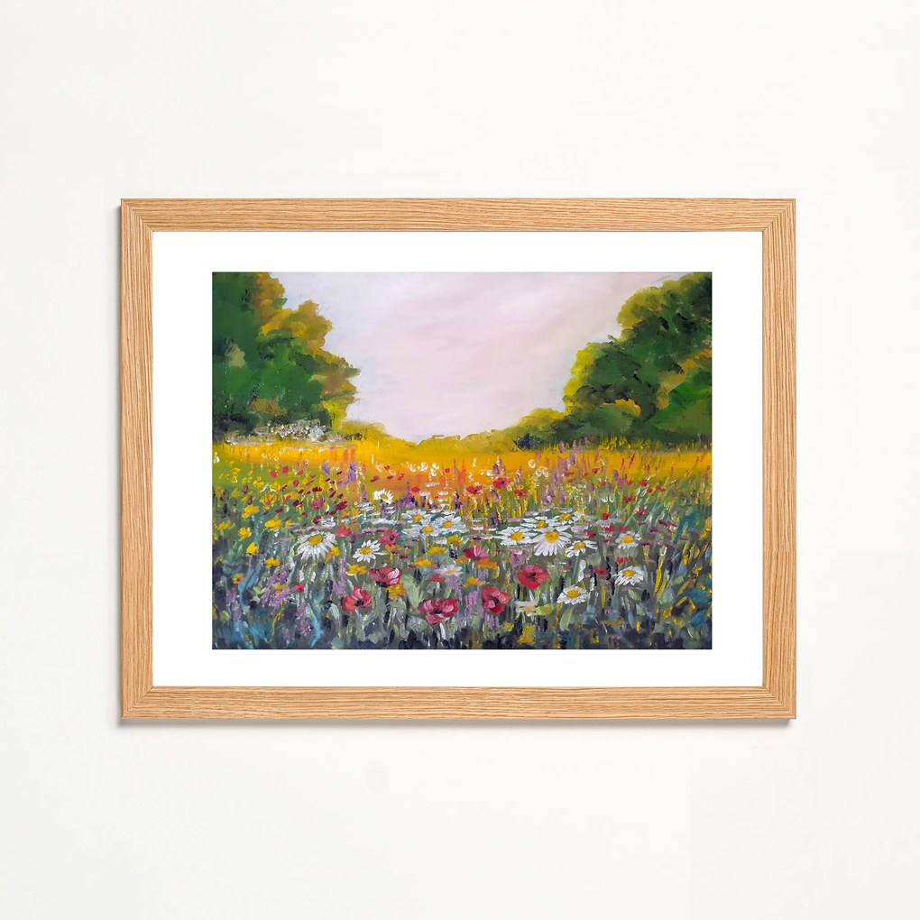 Ivana Brázdová | Rozjímání na louce Rám: Černý, Velikost: 30 x 40 cm