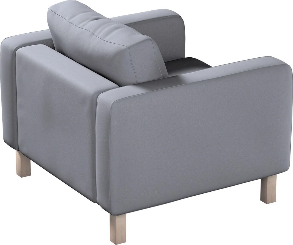 Potah na křeslo IKEA Karlstad, krátký barva šedá