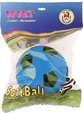 Androni Soft míč modrá / průměr 19,4 cm / od 3 let