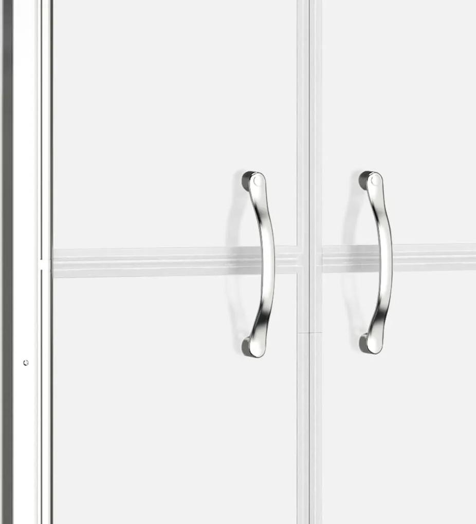 vidaXL Sprchové dveře matné ESG (93–96) x 190 cm [148797] Barva: Stříbrná