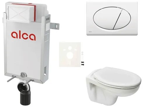 Cenově zvýhodněný závěsný WC set Alca k zazdění + WC Ceramia S-Line Pro SIKOAP1