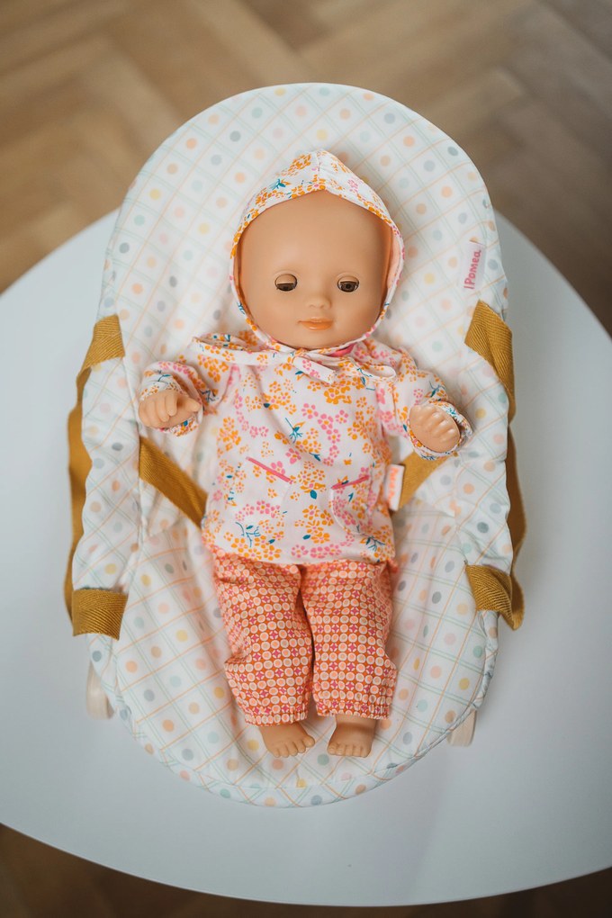 Baby Pomea - stylový obleček na panenky Petit Pan - Hanako